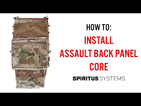 Spiritus Systems Assault Back Panel Core – Varusteleka